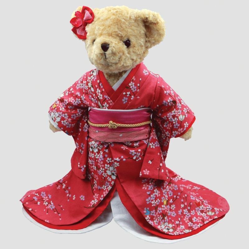 Traditional Japanese dress teddy bear JP01 - FourBearsShop
