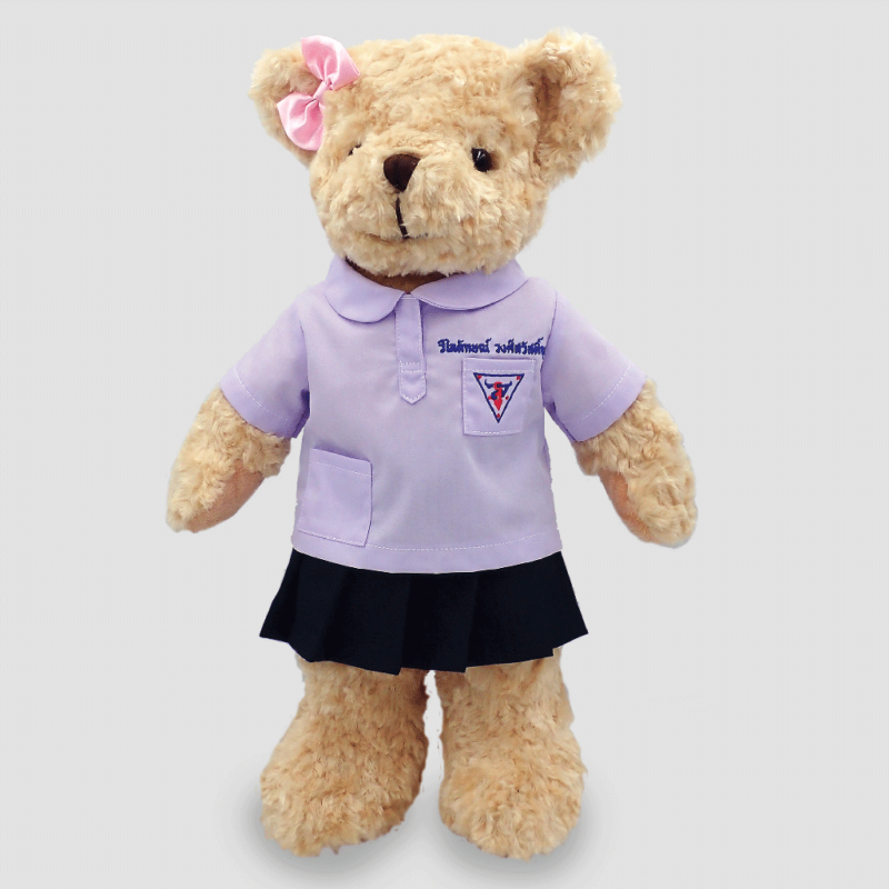 School uniform teddy bear ST02 - FourBearsShop