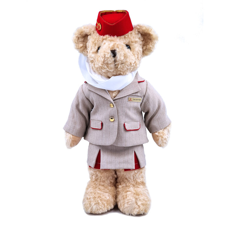 Cabin crew teddy bear Archives - FourBearsShop