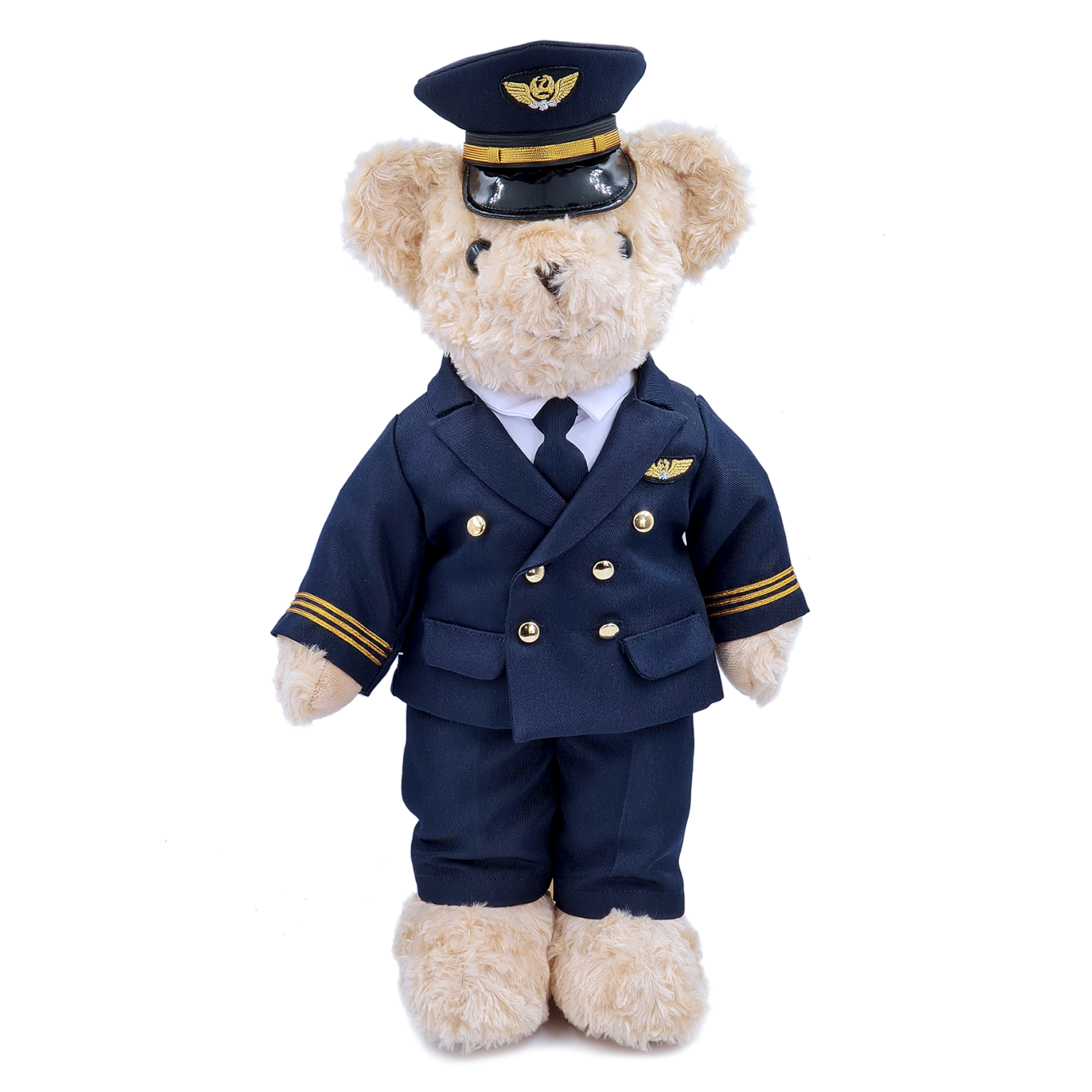 Japan Airlines Pilot teddy bear - FourBearsShop