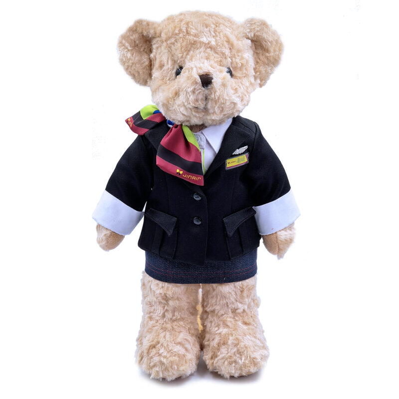 Jin Air female cabin crew teddy bear - FourBearsShop