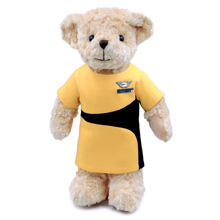Hawaiian Airlines female cabin crew teddy bear - FourBearsShop