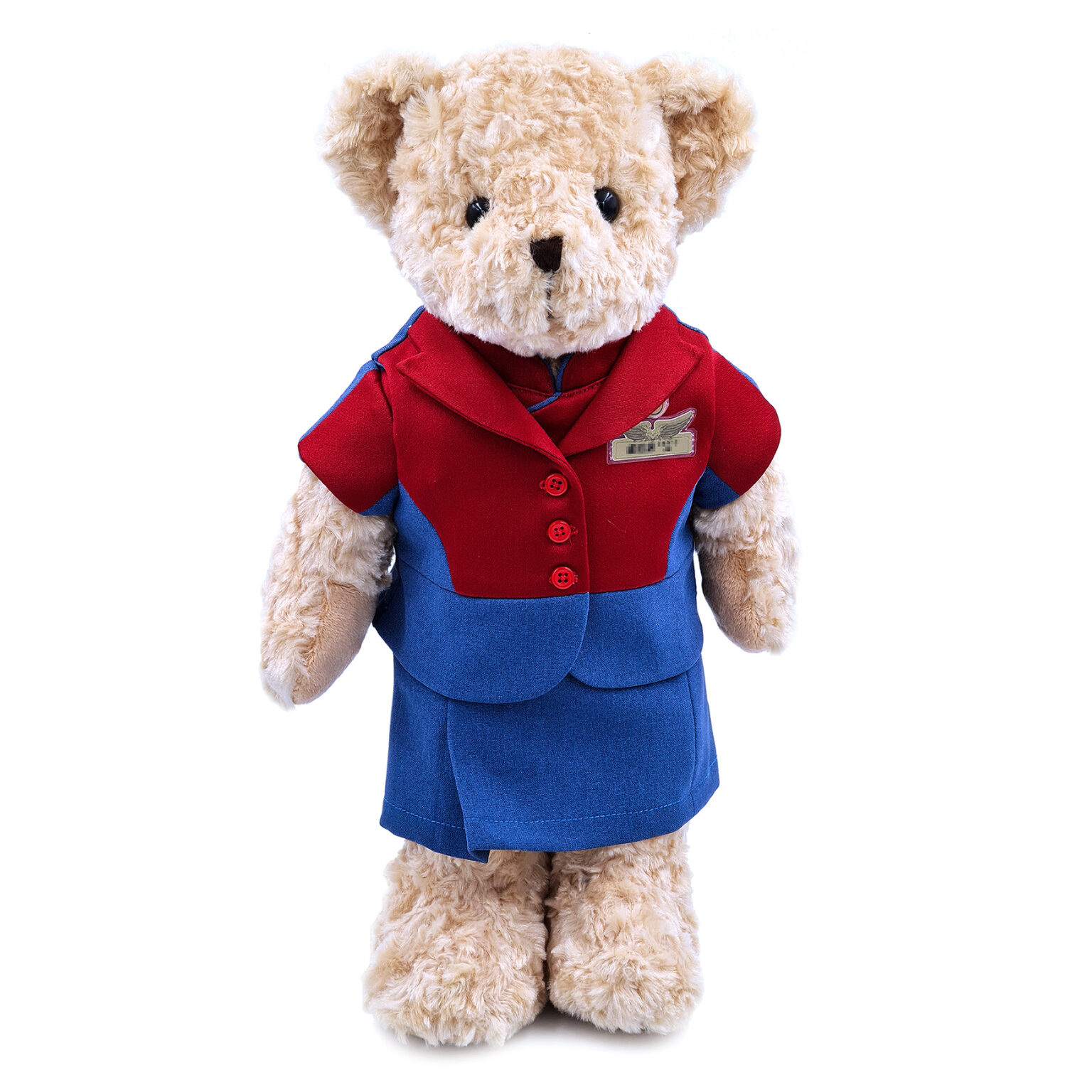China Airlines female cabin crew teddy bear - FourBearsShop