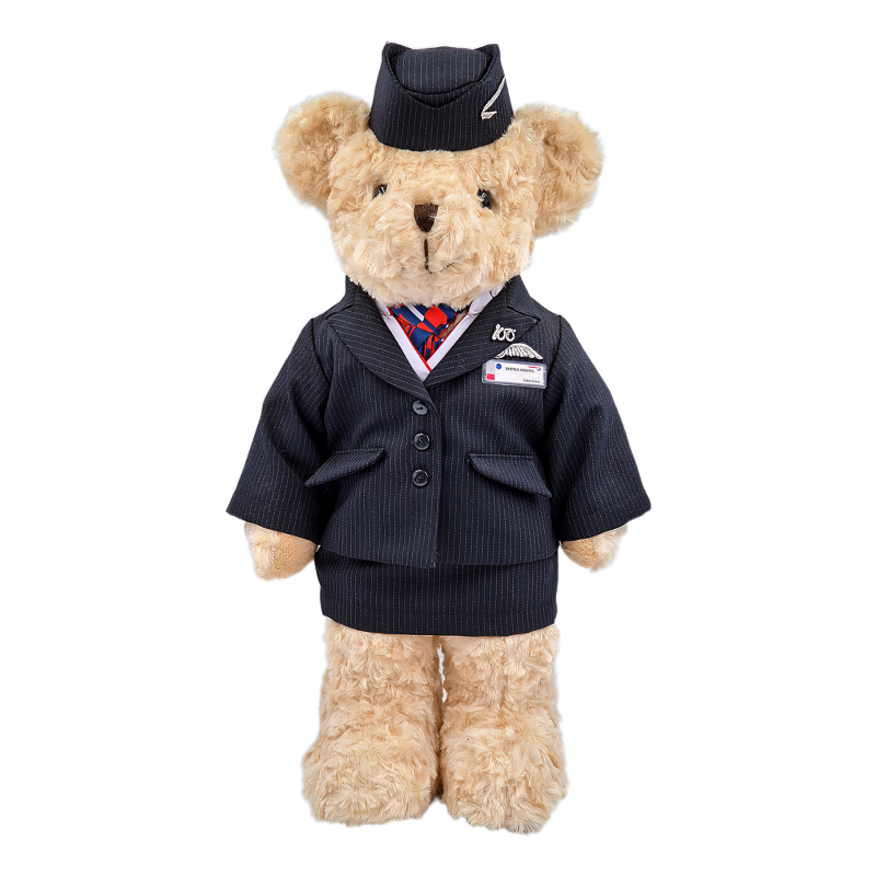 British Airways female cabin crew teddy bear - FourBearsShop