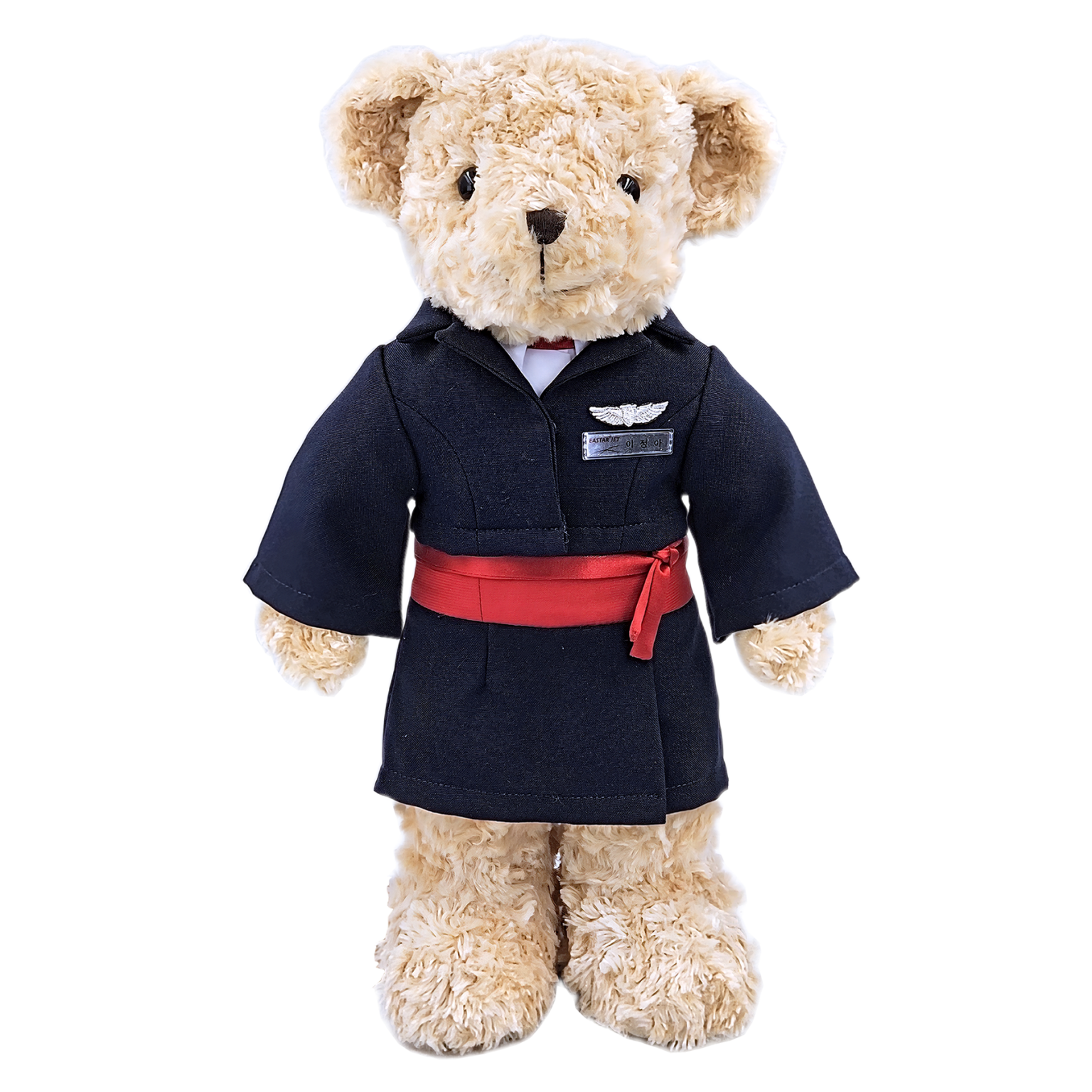 Eastar Jet female cabin crew teddy bear - FourBearsShop