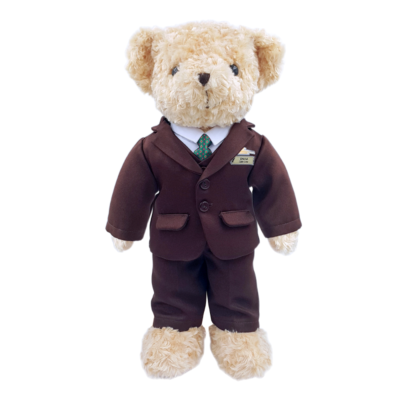 Etihad Airways Male Cabin Crew Teddy Bear - FourBearsShop