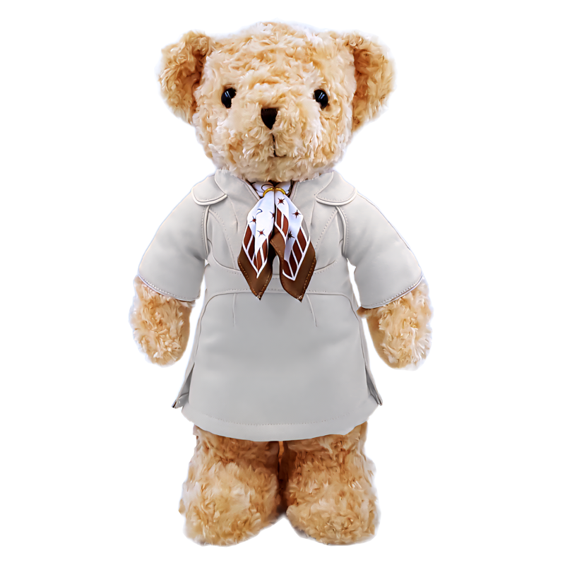 Starlux Airlines Female Cabin Crew Teddy Bear - FourBearsShop