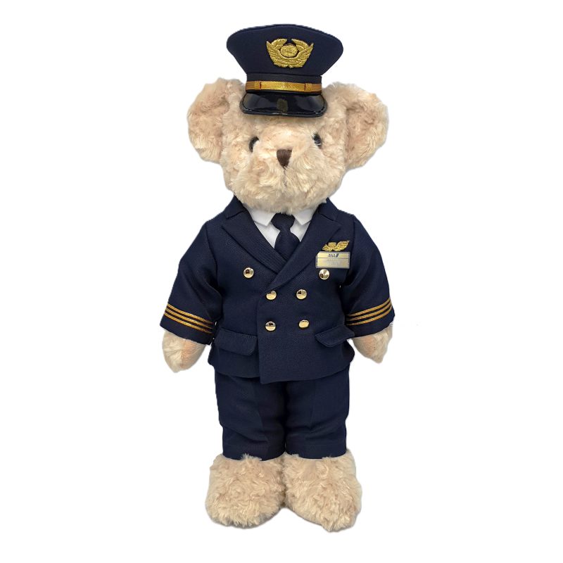 🛫 All Nippon Airways (ANA) Pilot Teddy Bear - FourBearsShop