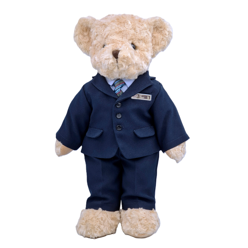 Singapore Airlines Male Cabin Crew Teddy Bear - FourBearsShop